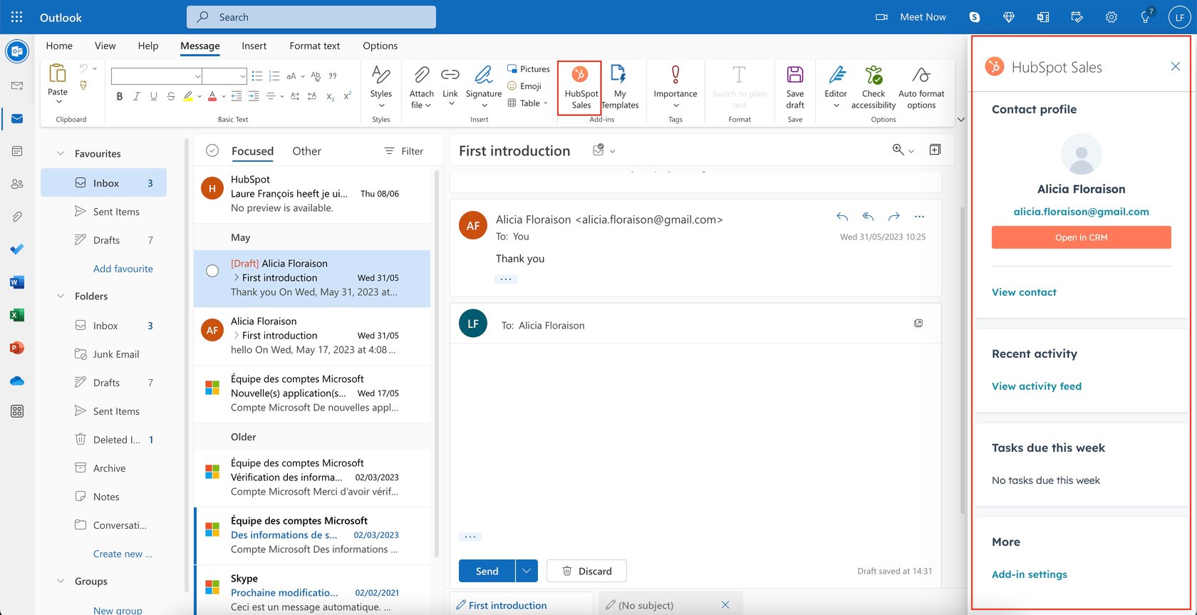 Boosting Sales Efficiency: HubSpot Outlook Integration